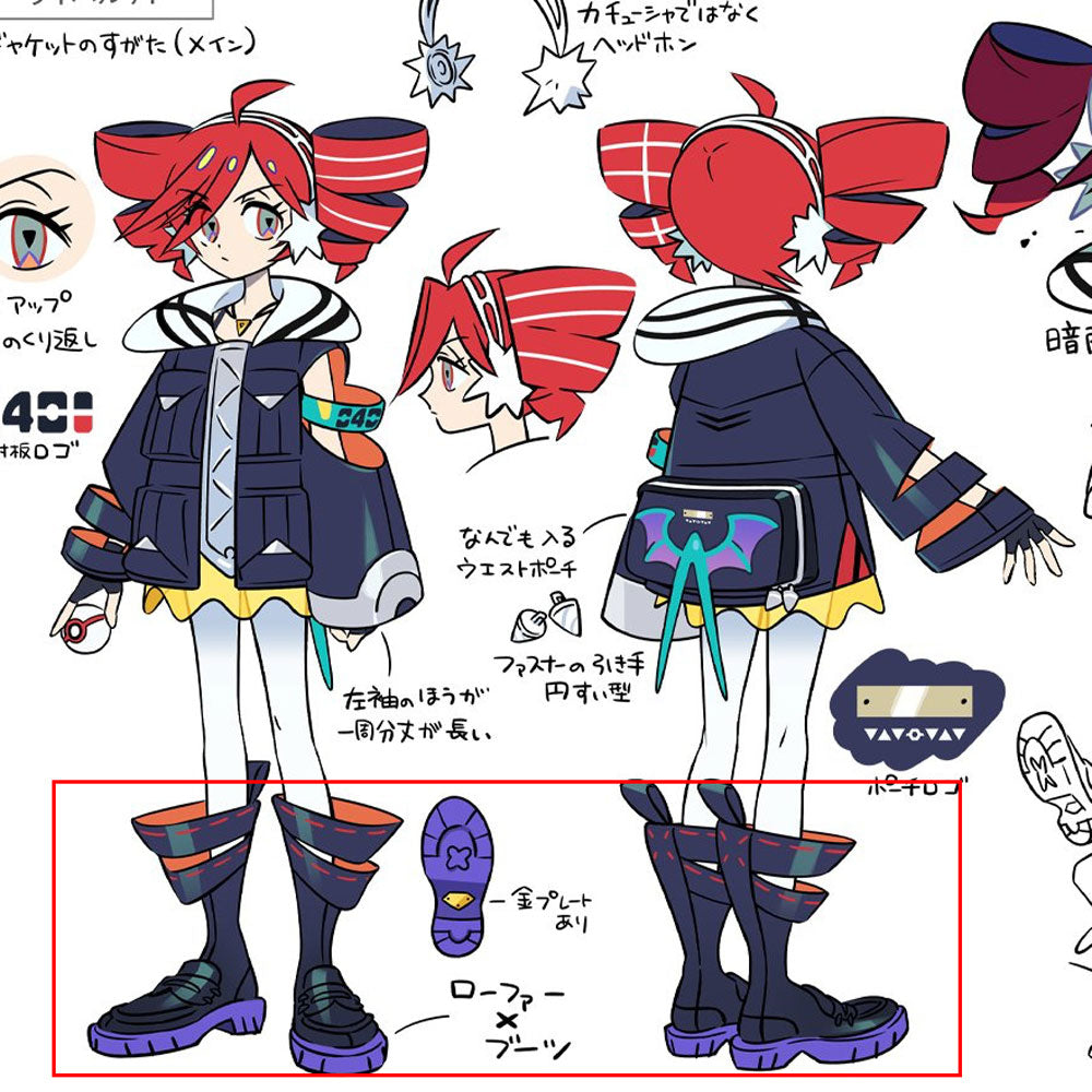 Pokemon X Hatsune Miku PM Project Voltage Kasane Teto Shoes Cosplay Bo ...