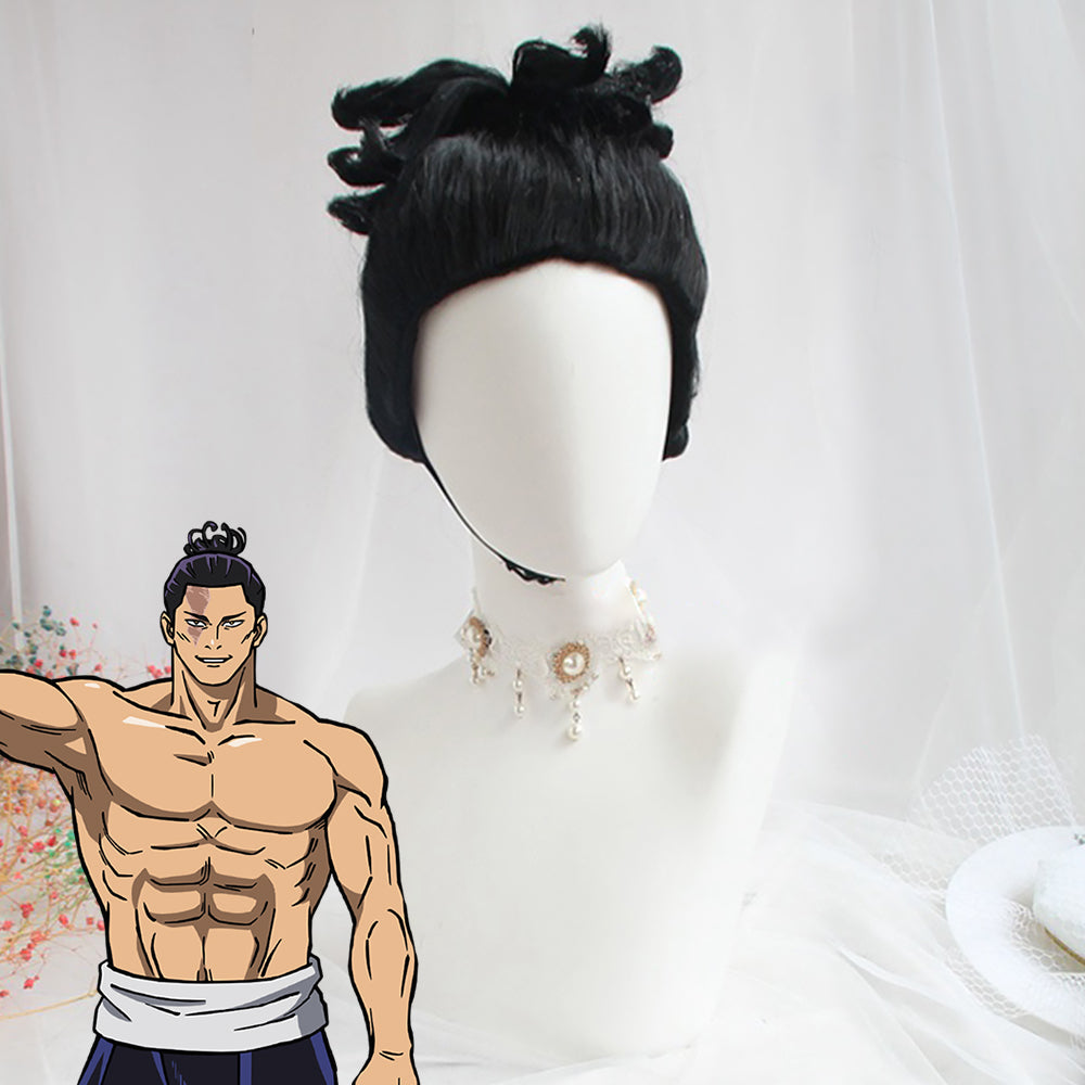 Jujutsu Kaisen Sorcery Fight Aoi Todo Black Cosplay Wig – Gcosplay
