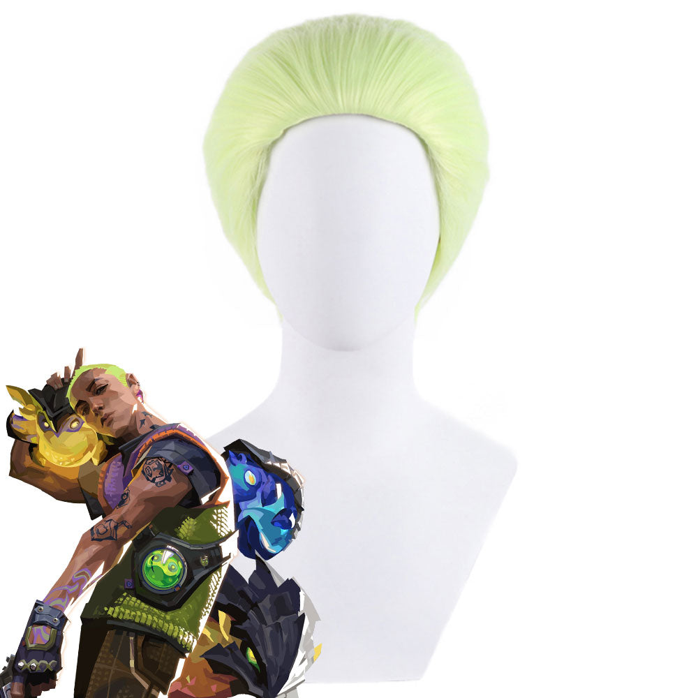 Valorant Gekko Green Cosplay Wig – Gcosplay