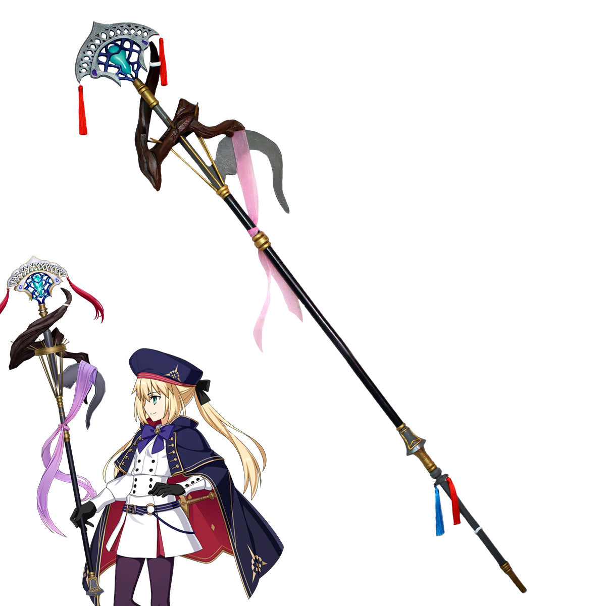 Fate Grand Order FGO Caster Artoria Pendragon Stage 2 Cosplay Weapon P ...
