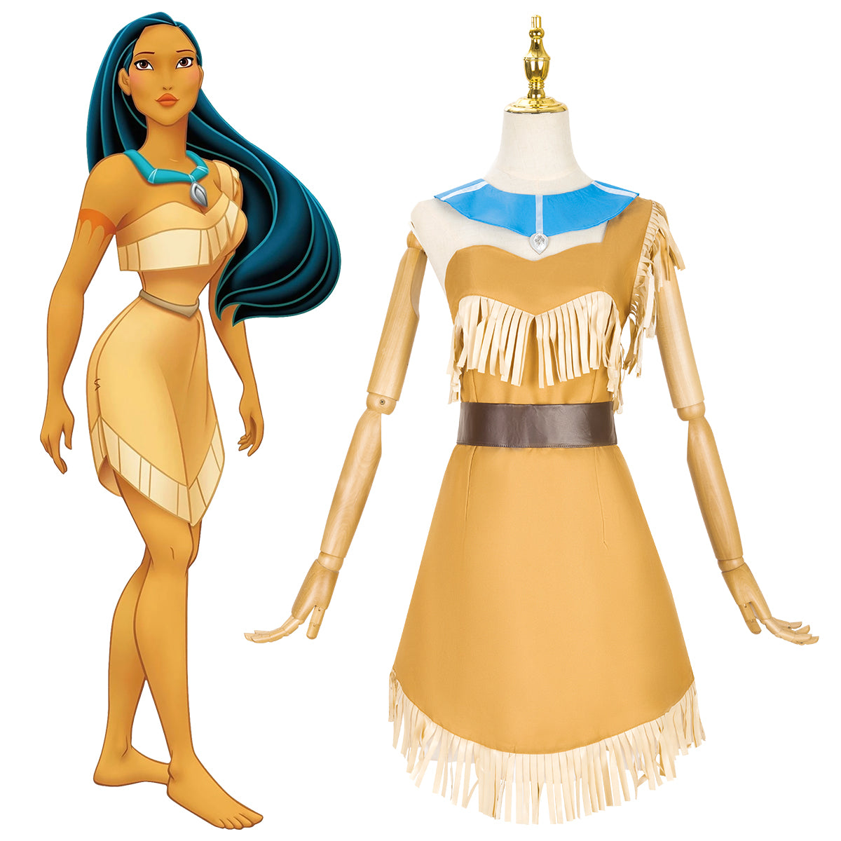 Disney Pocahontas Pocahontas Cosplay Costume Gcosplay