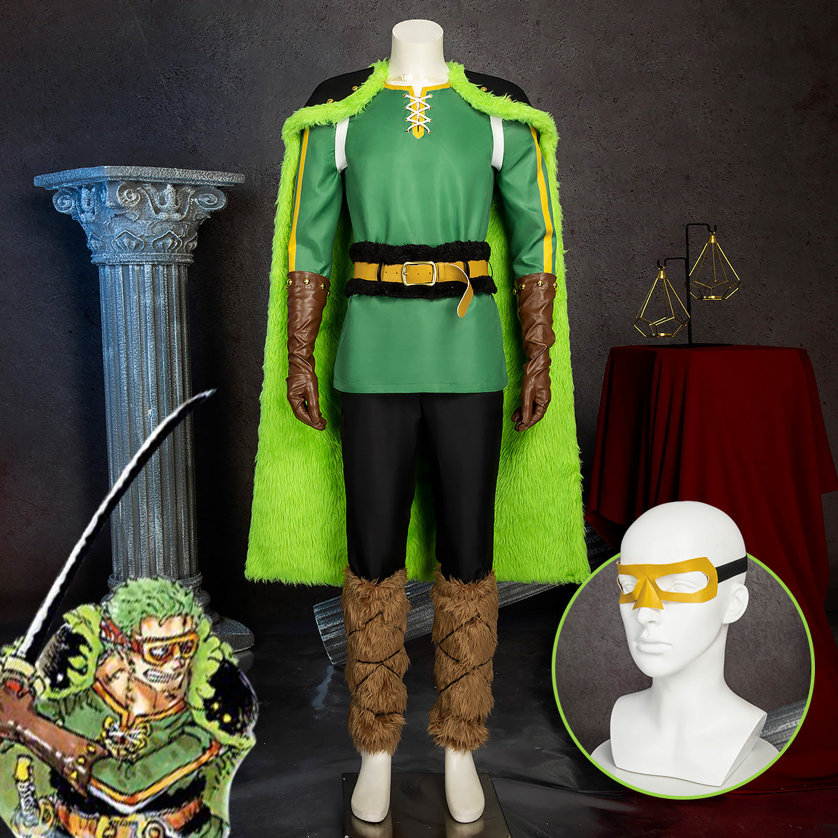 One Piece Roronoa Zoro Elbaph Elbaf Cosplay Costume – Gcosplay