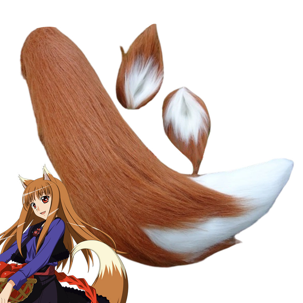 Spice and Wolf Holo Cosplay Ears and Tail Cosplay Accessory Prop- B Ed ...