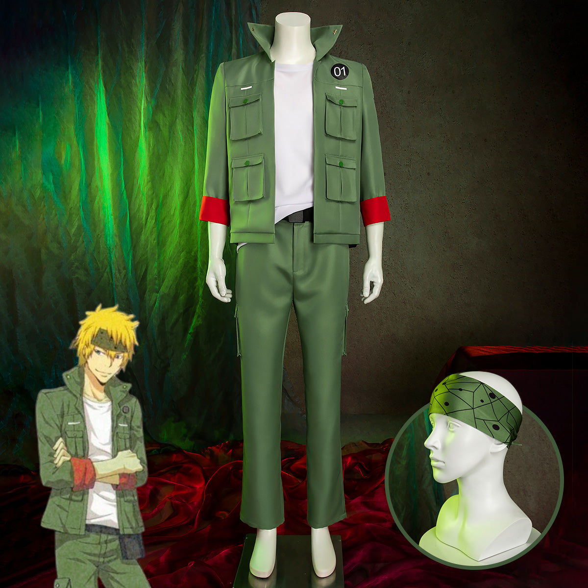 Katekyo Hitman Reborn! Colonnello Cosplay Costume – Gcosplay