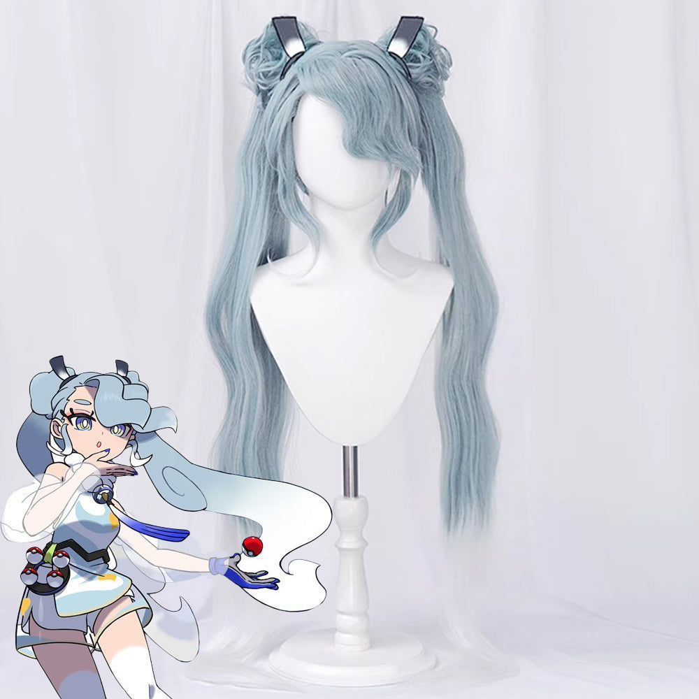 Project Voltage Pokemon X Hatsune Miku Flying-type White Blue Cosplay ...