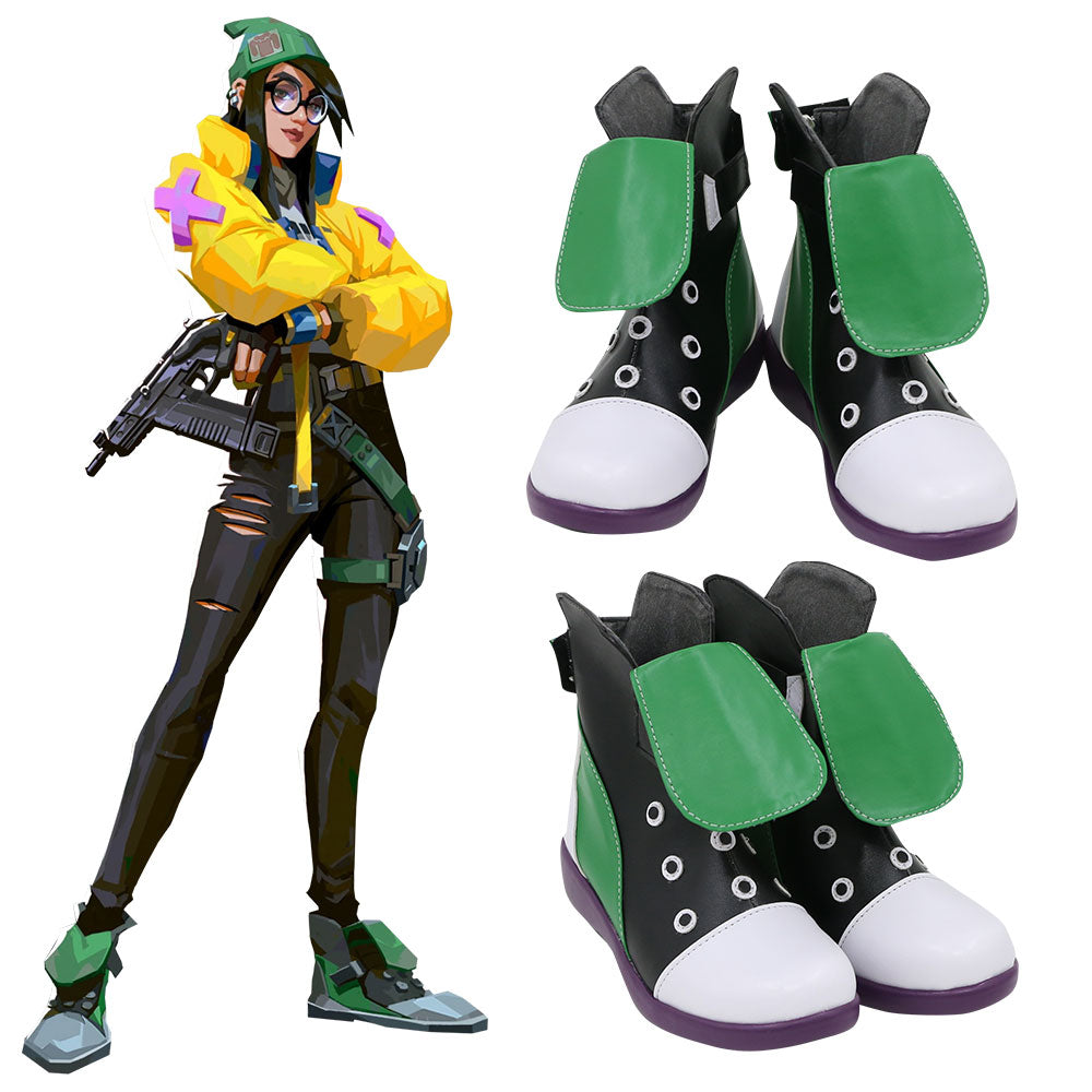 Valorant Killjoy Green Cosplay Shoes – Gcosplay