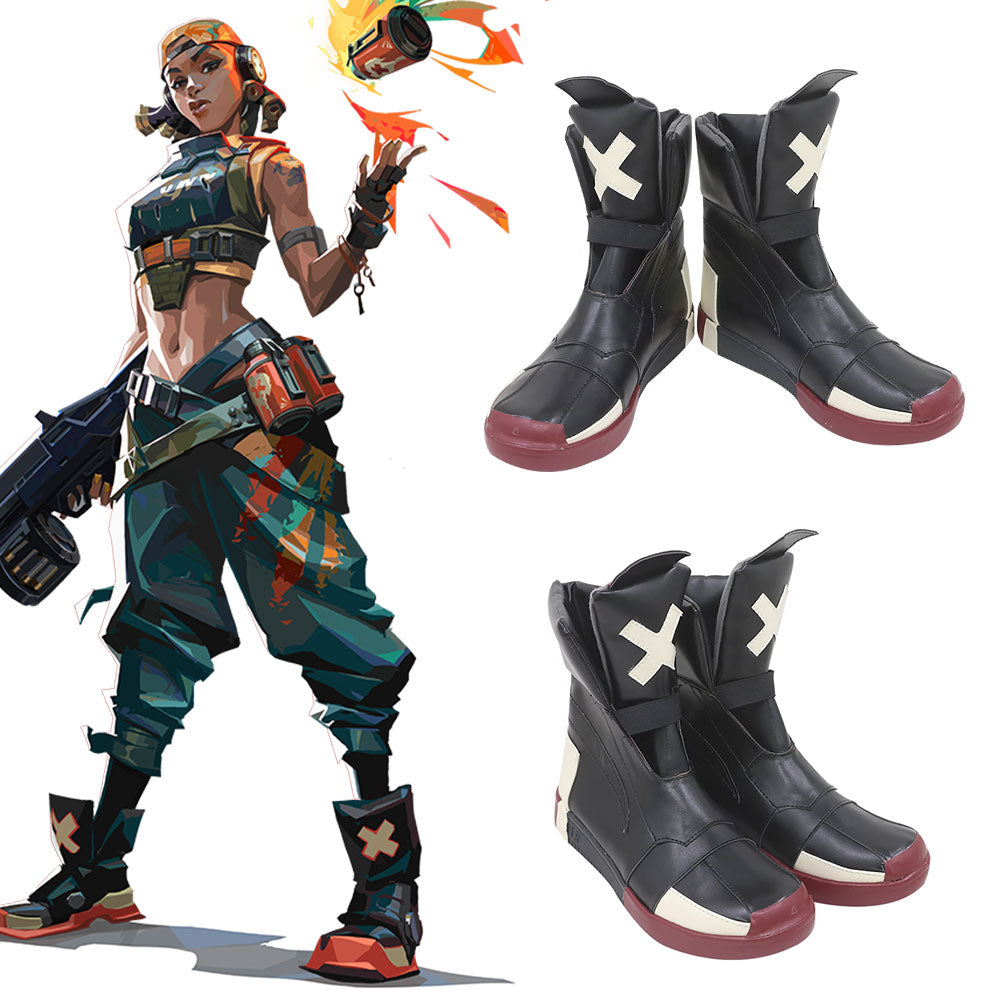 Valorant Raze Black Cosplay Shoes – Gcosplay