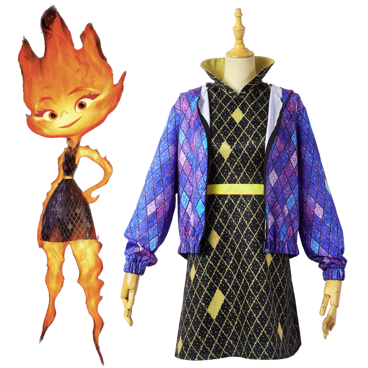 Disney Elemental Ember Lumen Cosplay Costume – Gcosplay