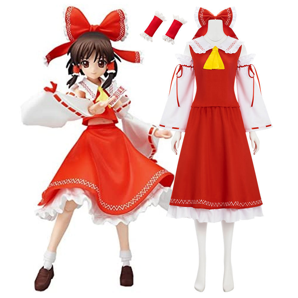 Touhou Project Hakurei Reimu Cosplay Costume – Gcosplay