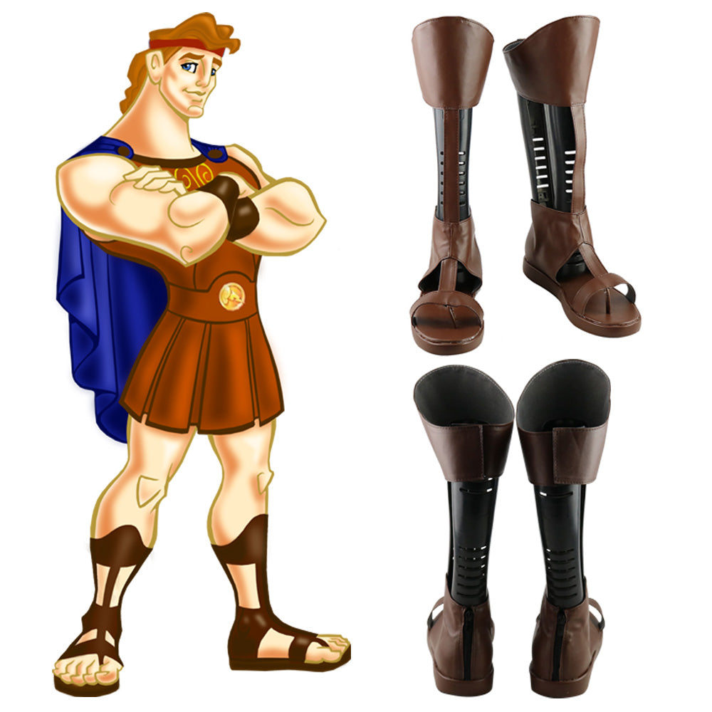 Disney Hercules Hades Dark brown Shoes Cosplay Boots – Gcosplay