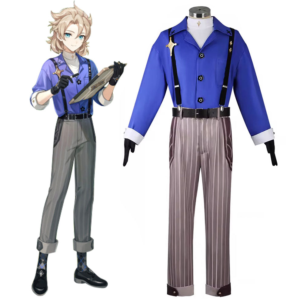 Genshin Impact M&G Stationery Albedo Cosplay Costume – Gcosplay