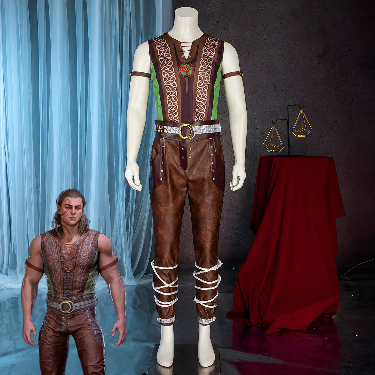 Baldur's Gate III BG3 Halsin Camp Cosplay Costume – Gcosplay