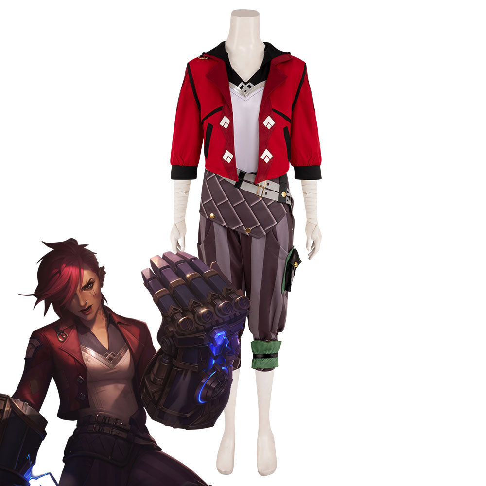 Arcane League of Legends LOL Arcane Vi Game Cosplay Costume – Gcosplay