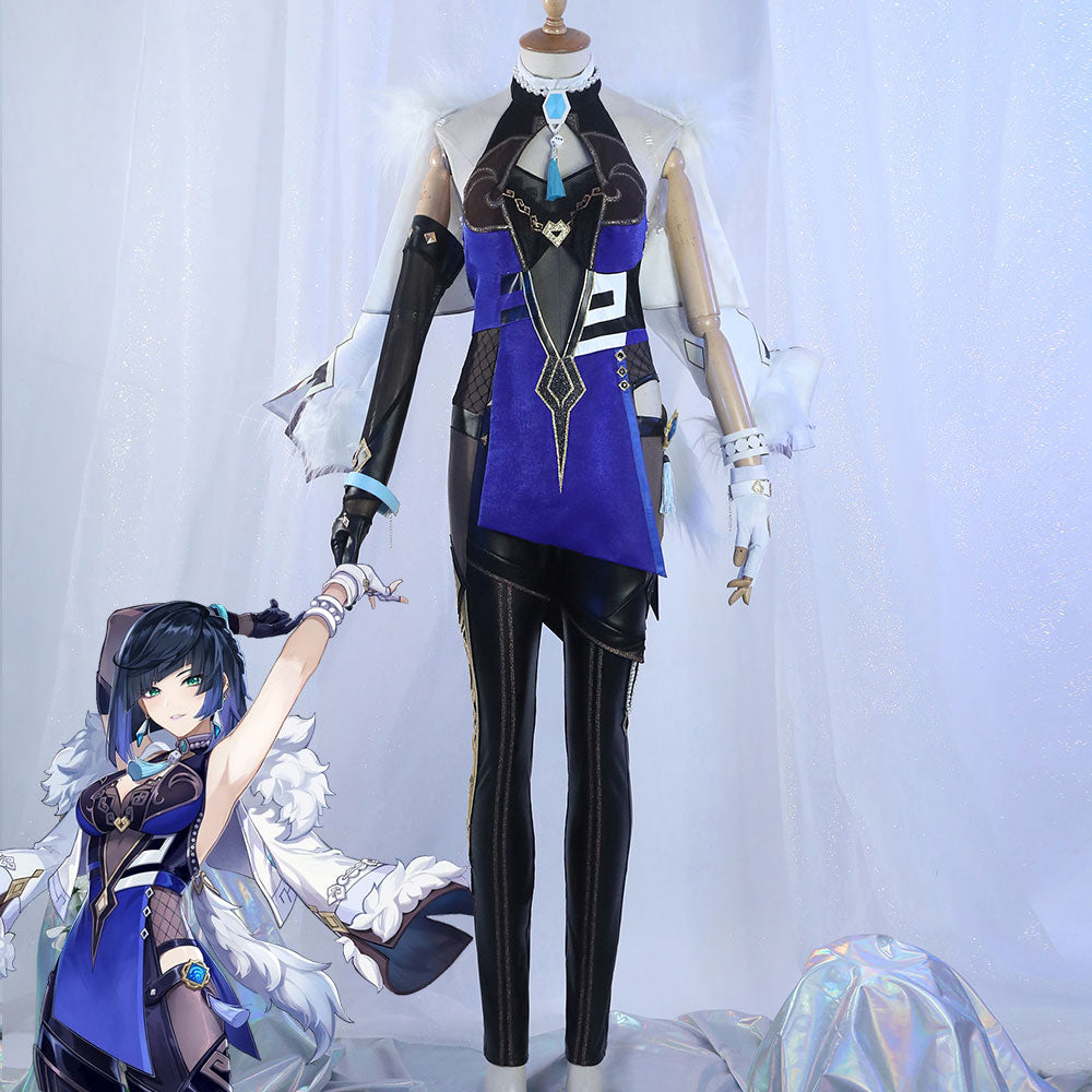 Genshin Impact Yelan Cosplay Costume New Edition – Gcosplay