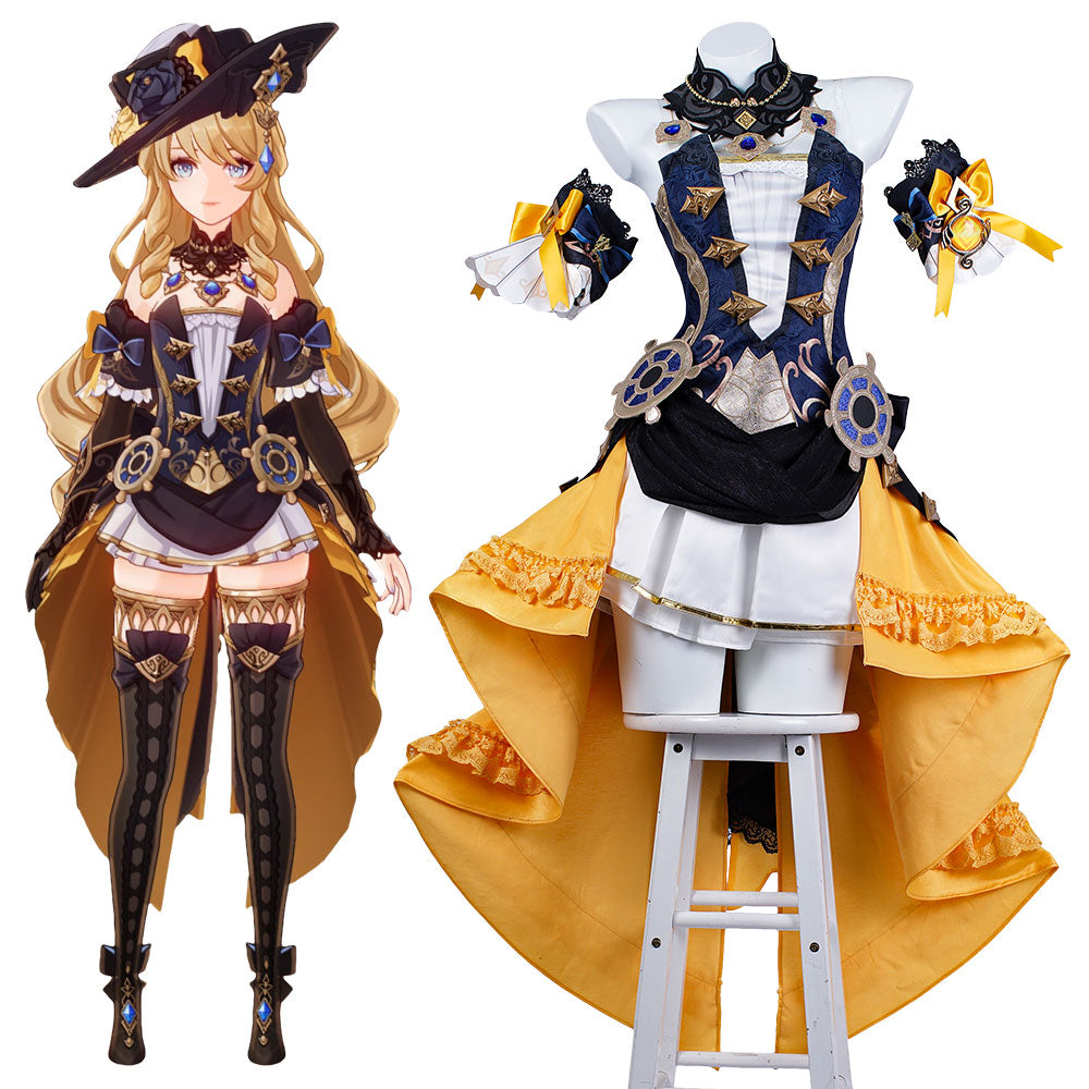 Genshin Impact Navia Premium Edition Cosplay Costume – Gcosplay