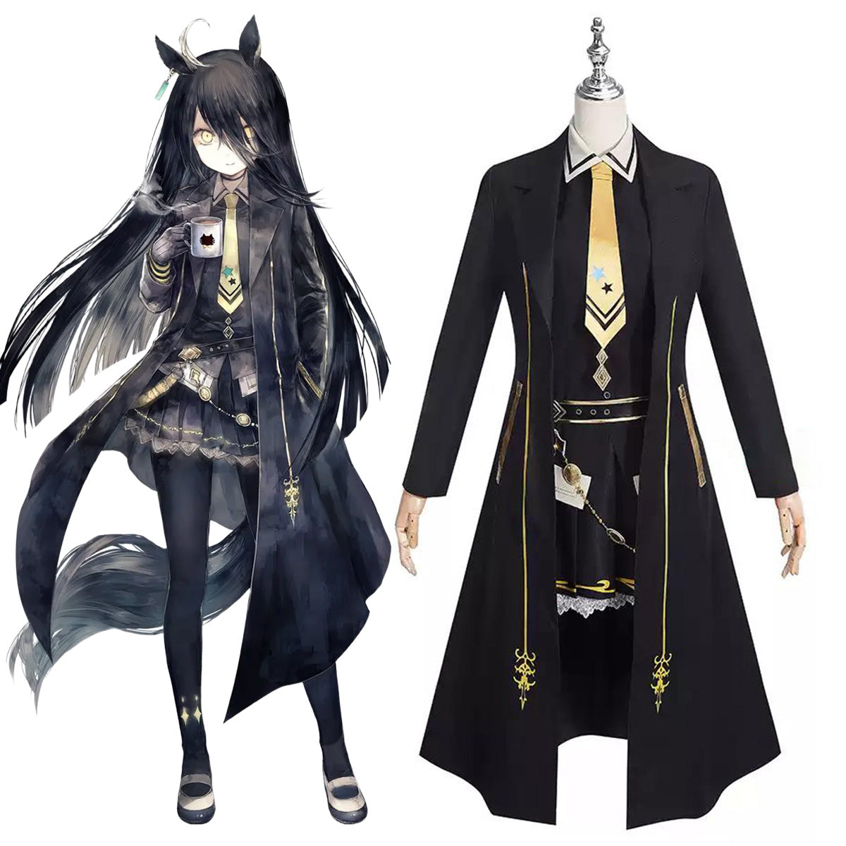 Uma Musume: Pretty Derby Game Manhattan Cafe Cosplay Costume – Gcosplay