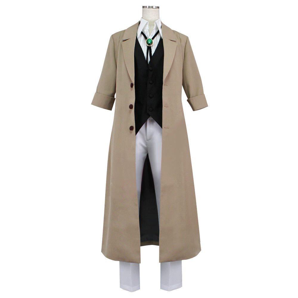 Bungou Stray Dogs Osamu Dazai Brown Cosplay Costume – Gcosplay