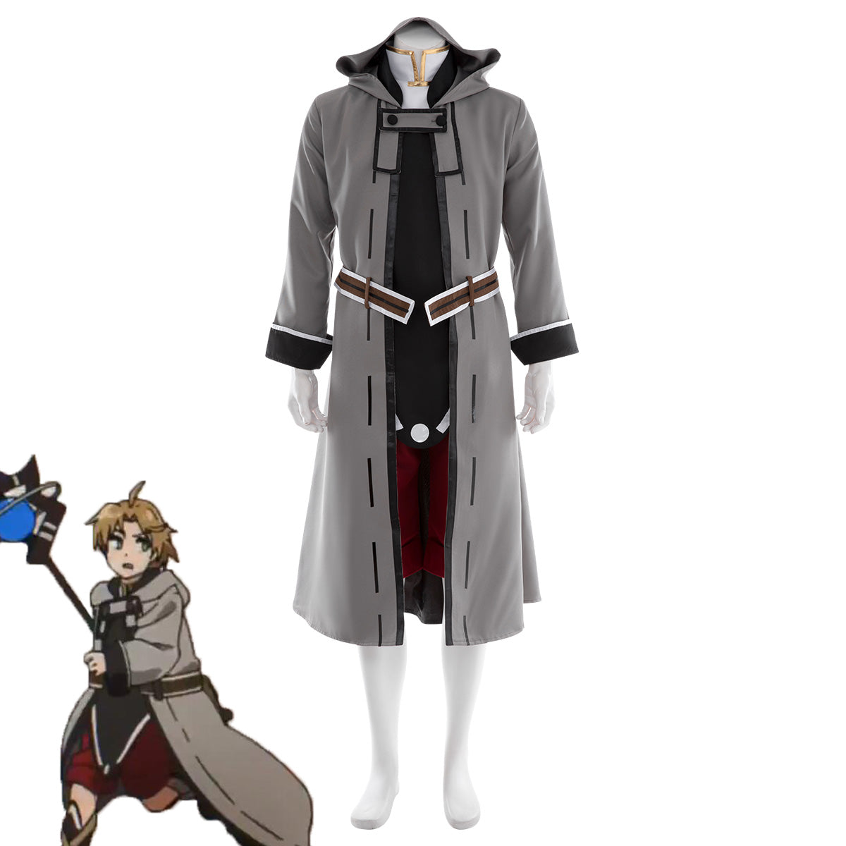 Mushoku Tensei: Jobless Reincarnation Rudeus Greyrat B Cosplay Costume ...