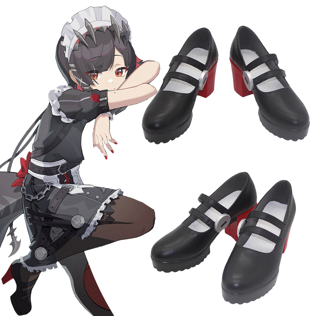 Zenless Zone Zero Victoria Housekeeping Ellen Cosplay Shoes – Gcosplay