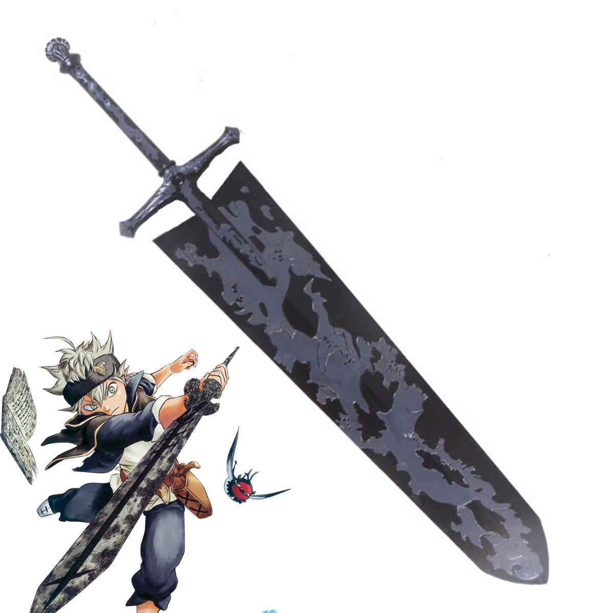 Black Clover Asta Sword Cosplay Weapon Prop – Gcosplay