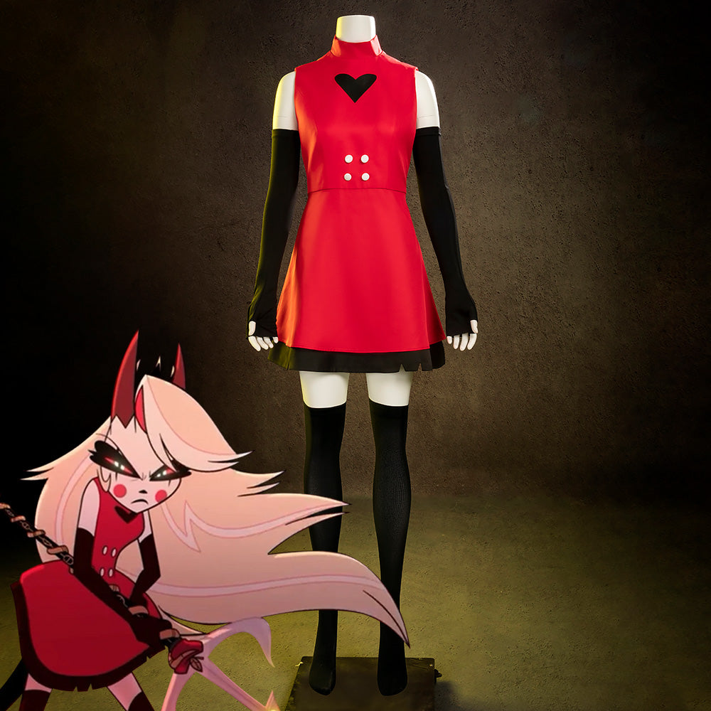 [In stock] Hazbin Hotel Charlie Full Demon Cosplay Costume – Gcosplay