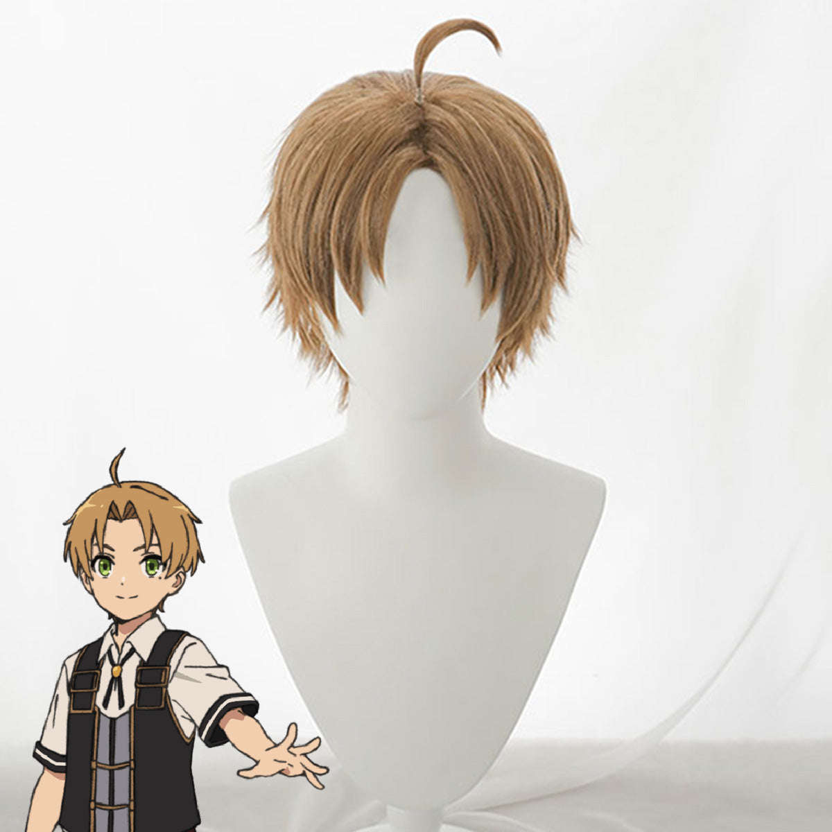 Mushoku Tensei: Jobless Reincarnation Rudeus Greyrat Golden Cosplay Wi ...