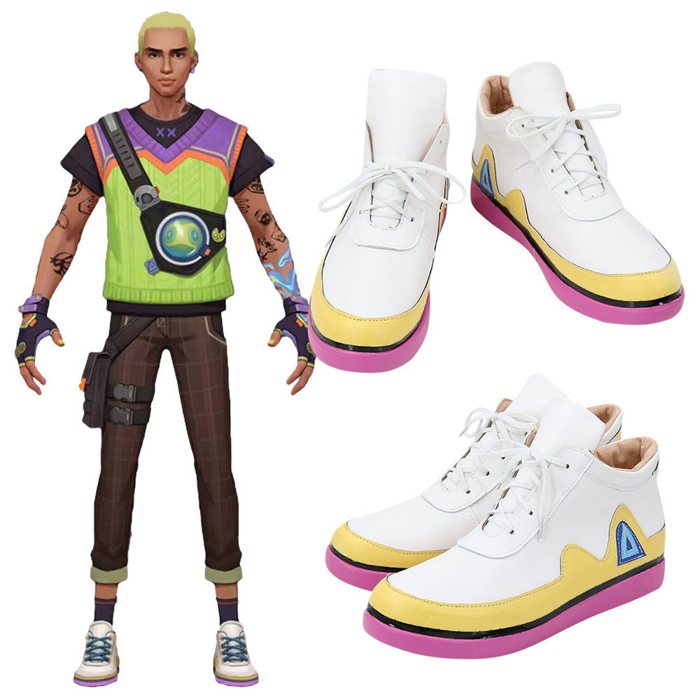 Valorant Gekko White Cosplay Shoes – Gcosplay