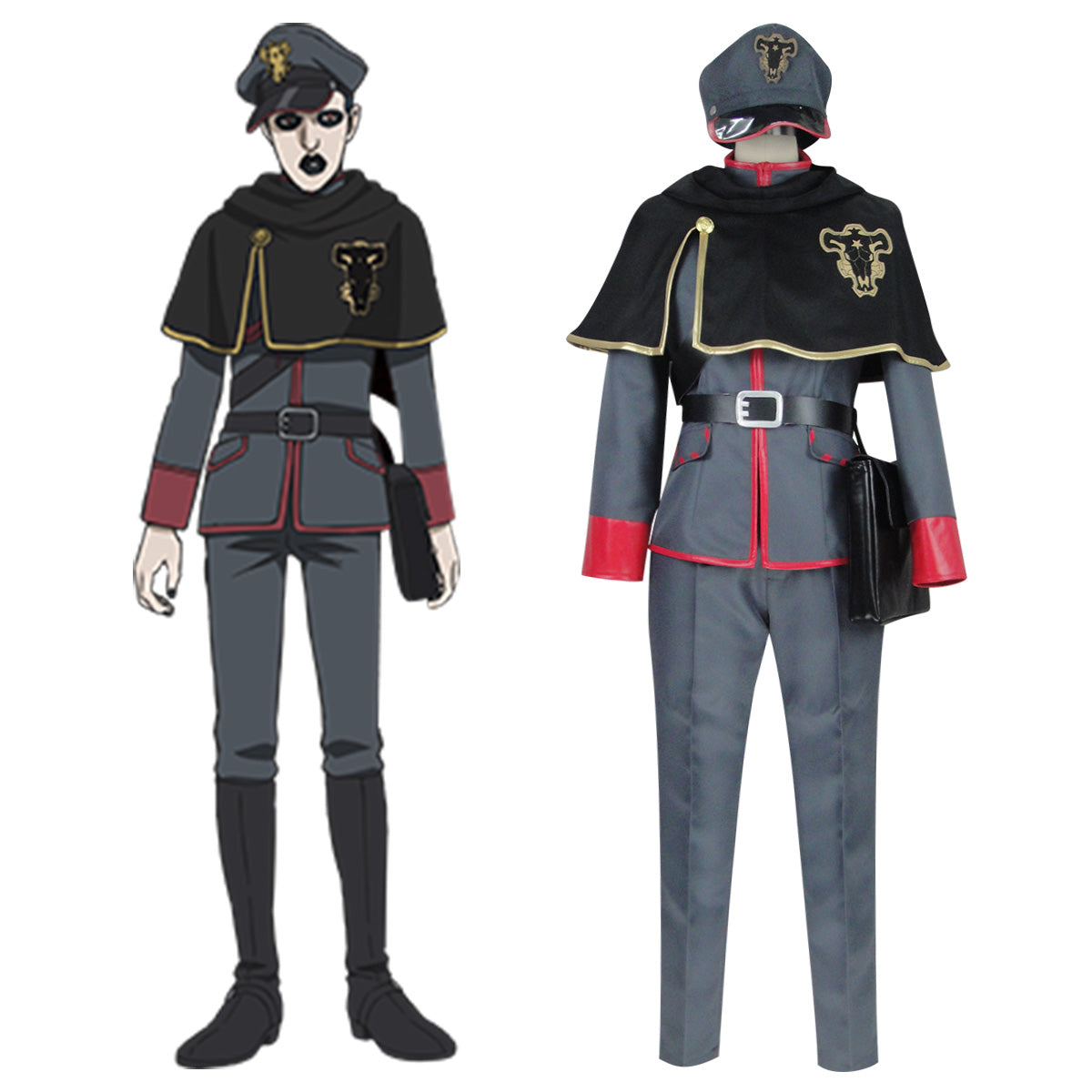 Black Clover Gordon Agrippa Cosplay Costume – Gcosplay