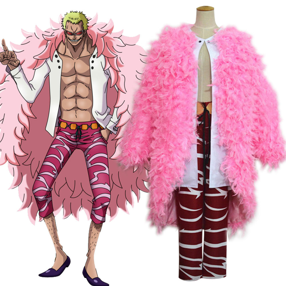 [In stock] One Piece Donquixote Doflamingo Cosplay Costume – Gcosplay