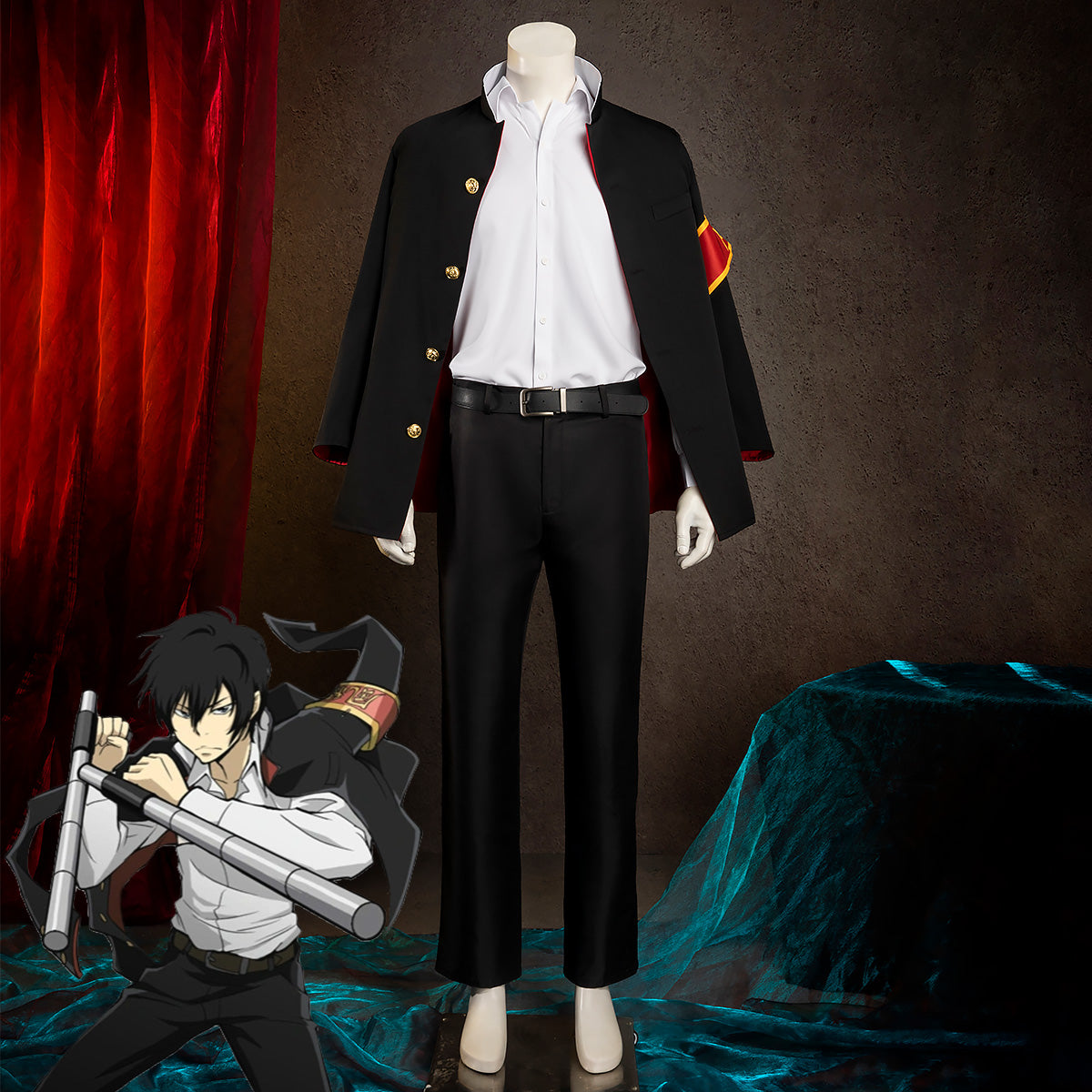 Hibari Kyoya Cosplay Costume Katekyo Hitman Reborn! Hibari Kyouya