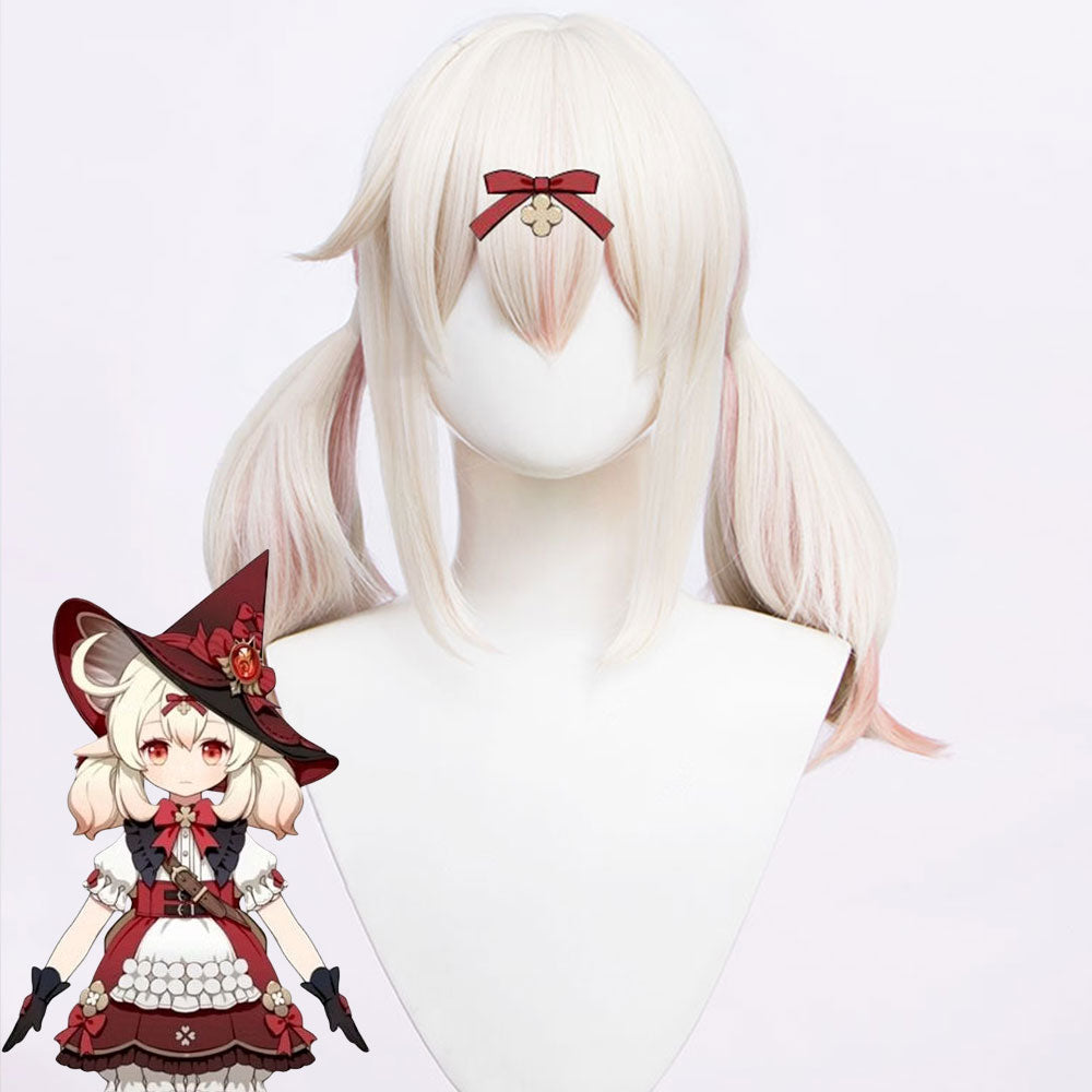 Genshin Impact Klee New Skin Golden Cosplay Wig – Gcosplay