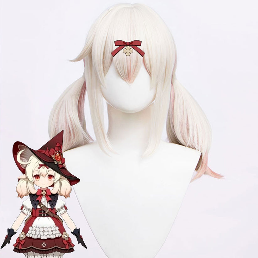 Genshin Impact Klee New Skin Golden Cosplay Wig – Gcosplay