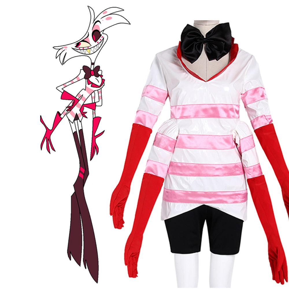 Hazbin Hotel Angel Dust Cosplay Costume – Gcosplay