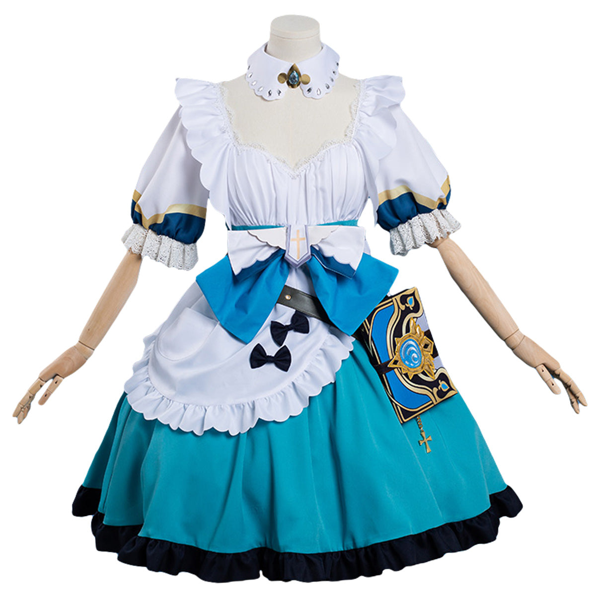 Genshin Impact x Sweets Paradise Barbara Maid Cosplay Costume – Gcosplay