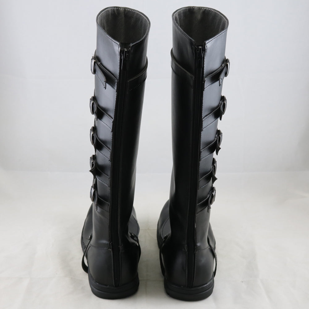 Devil May Cry 5 DMC5 Vergil Black Shoes Cosplay Boots – Gcosplay