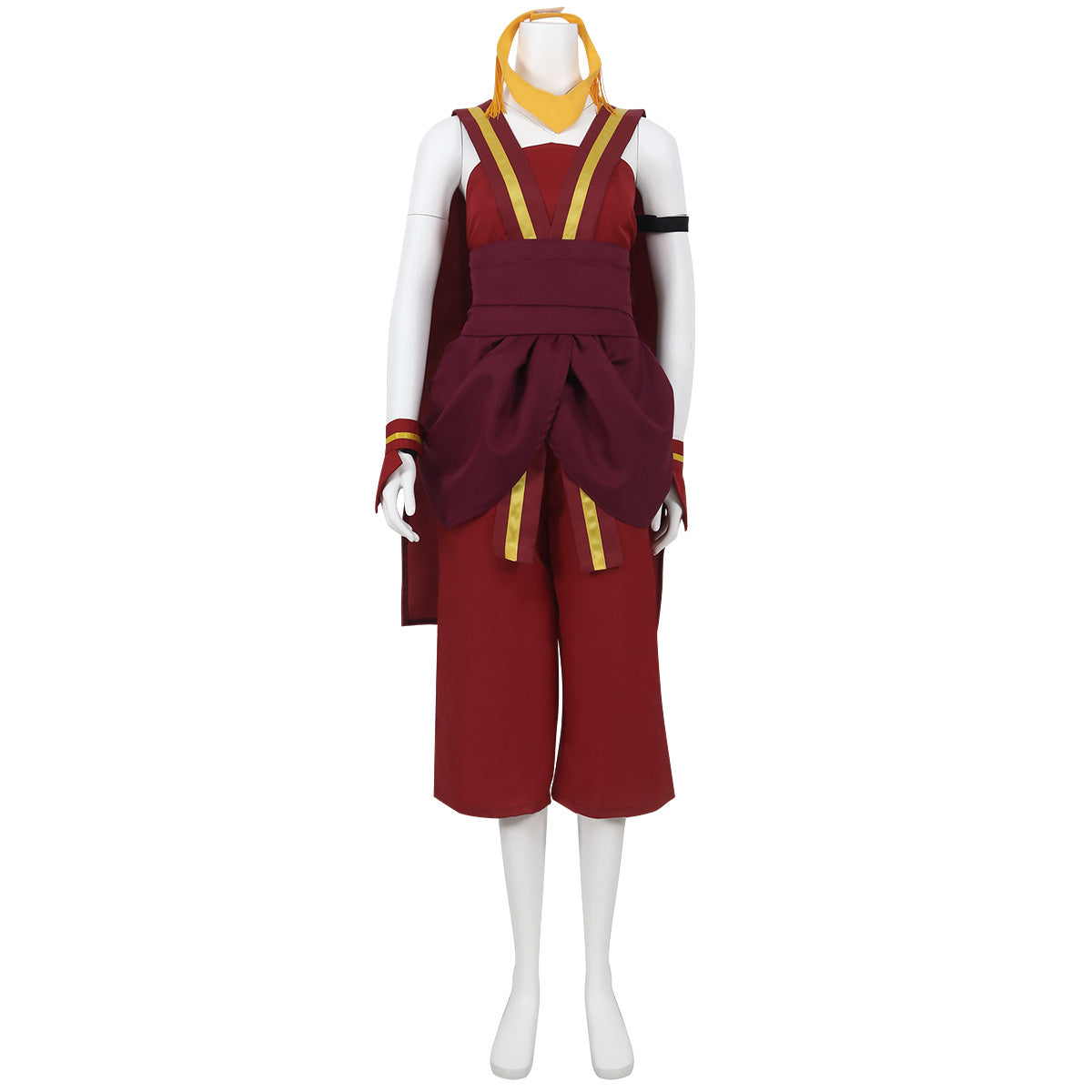 Avatar The Last Airbender Toph Beifong Red Cosplay Costume – Gcosplay