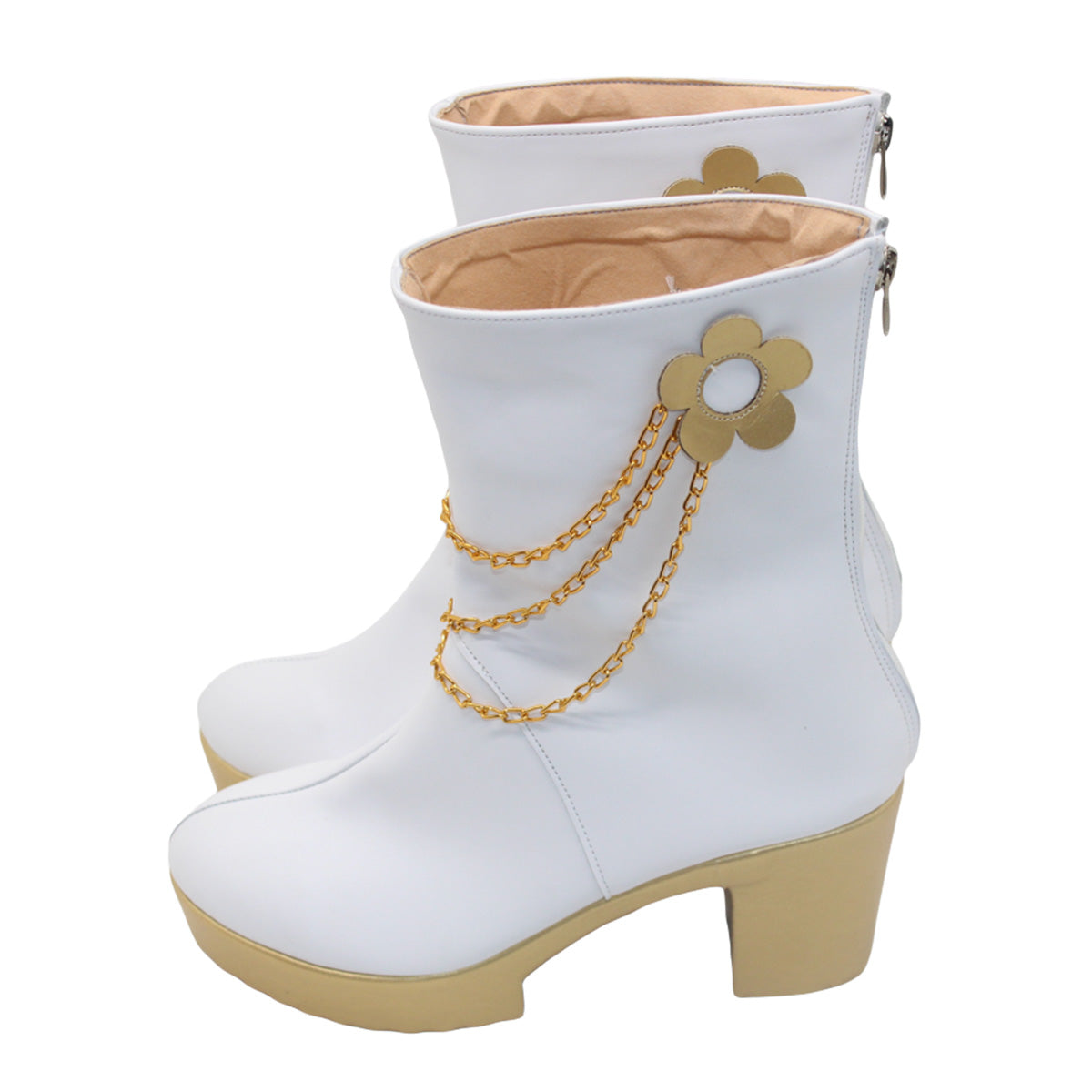 Kpop Demon Hunters What It Sounds Like Mira White Shoes Cosplay Boots – Gcosplay