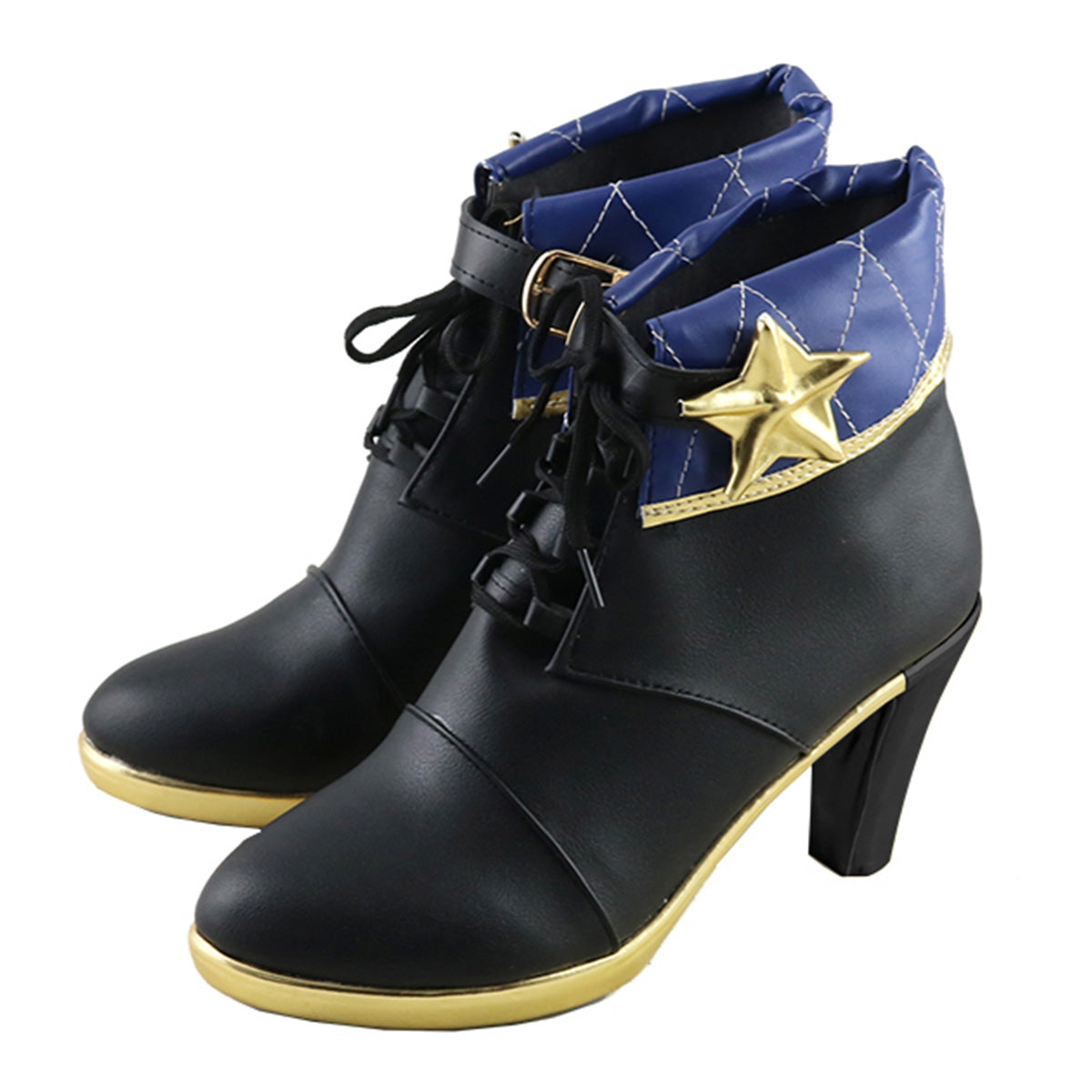 Hololive Vtuber Hoshimachi Suisei Black Cosplay Shoes – Gcosplay