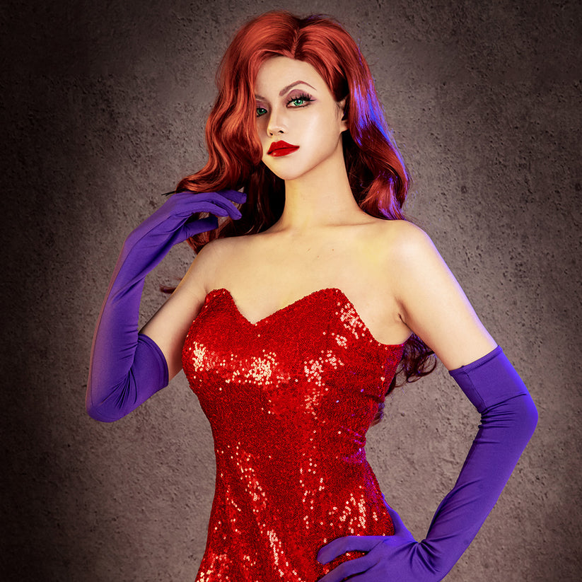 Who Framed Roger Rabbit Jessica Rabbit Cosplay Costume – Gcosplay