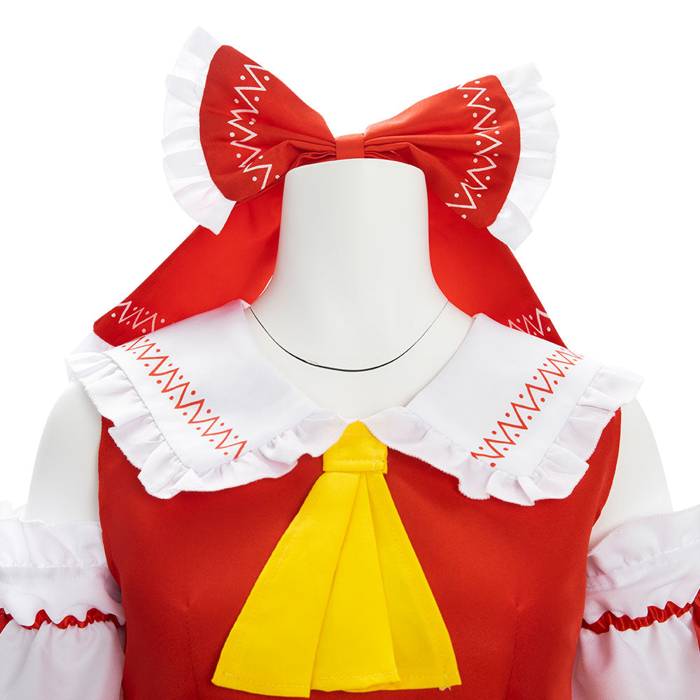 Touhou Project Hakurei Reimu Cosplay Costume – Gcosplay