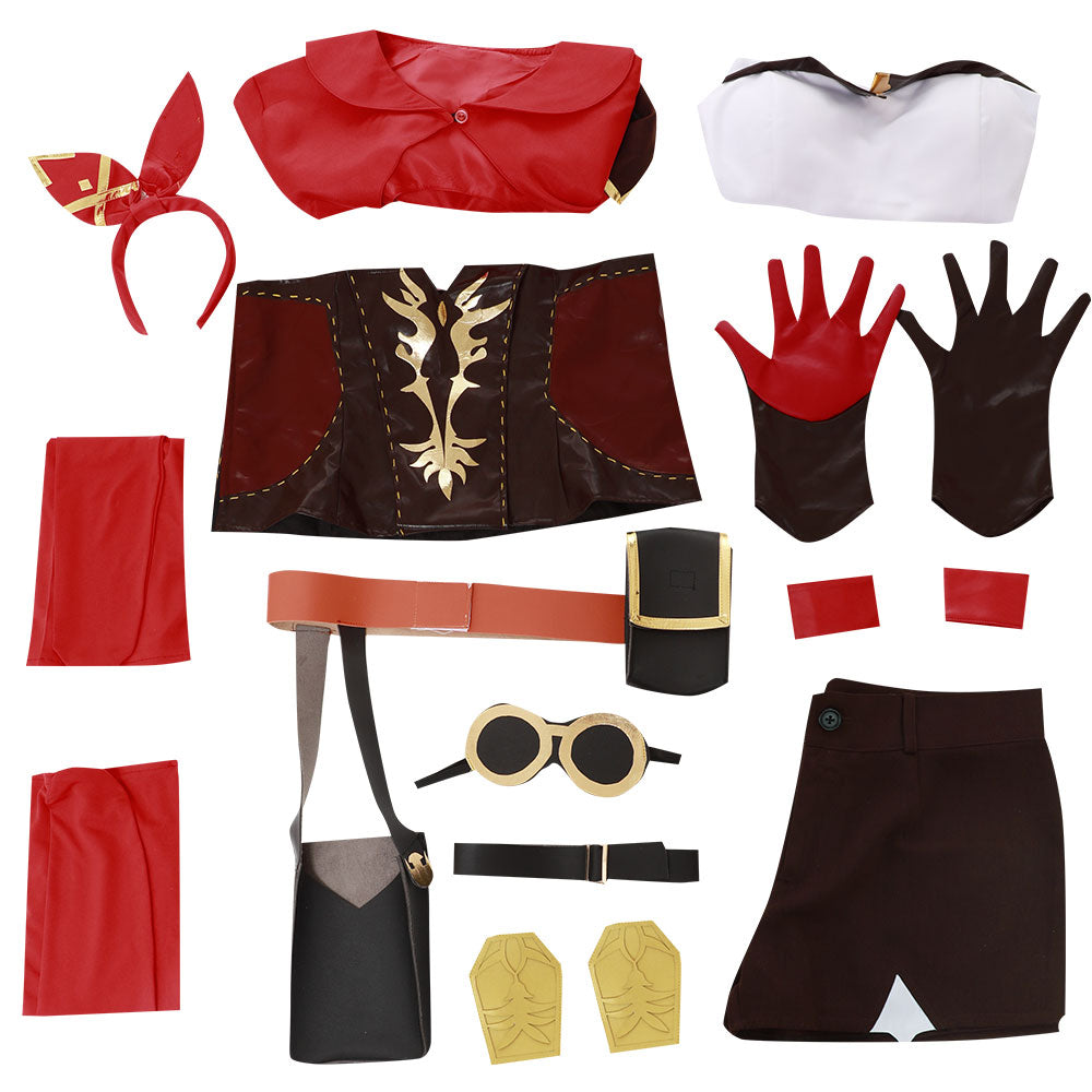 Genshin Impact Amber Customizable Cosplay Costume – Gcosplay