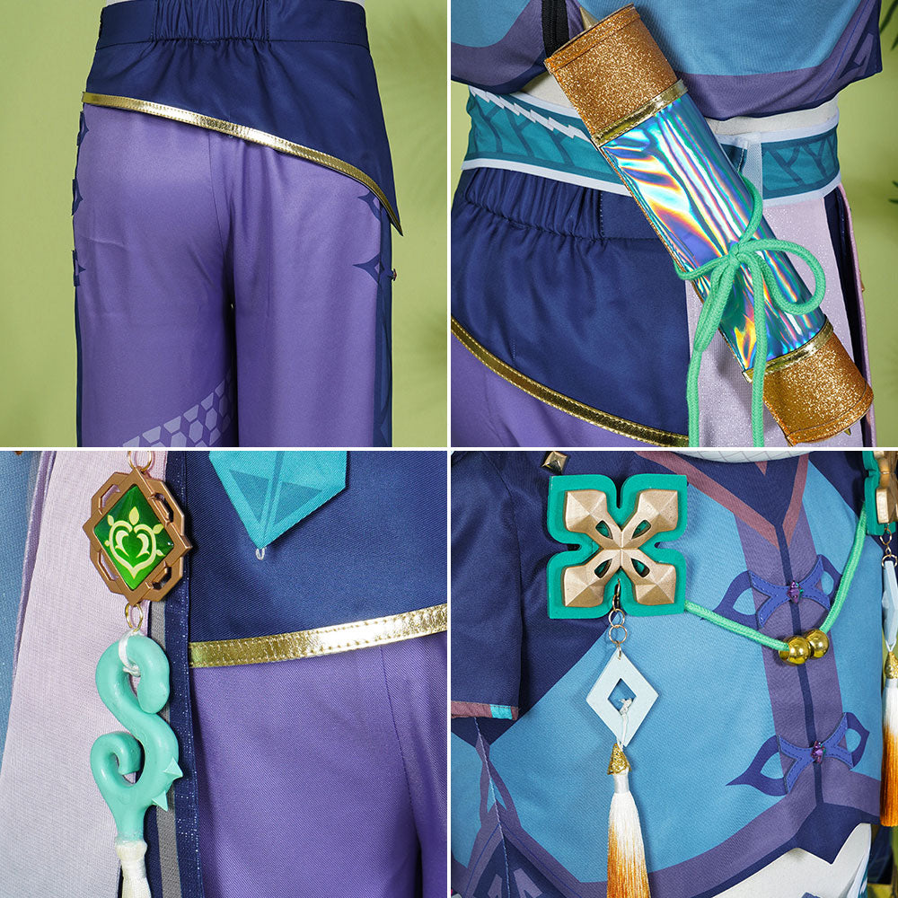 Genshin Impact Baizhu Cosplay Costume – Gcosplay