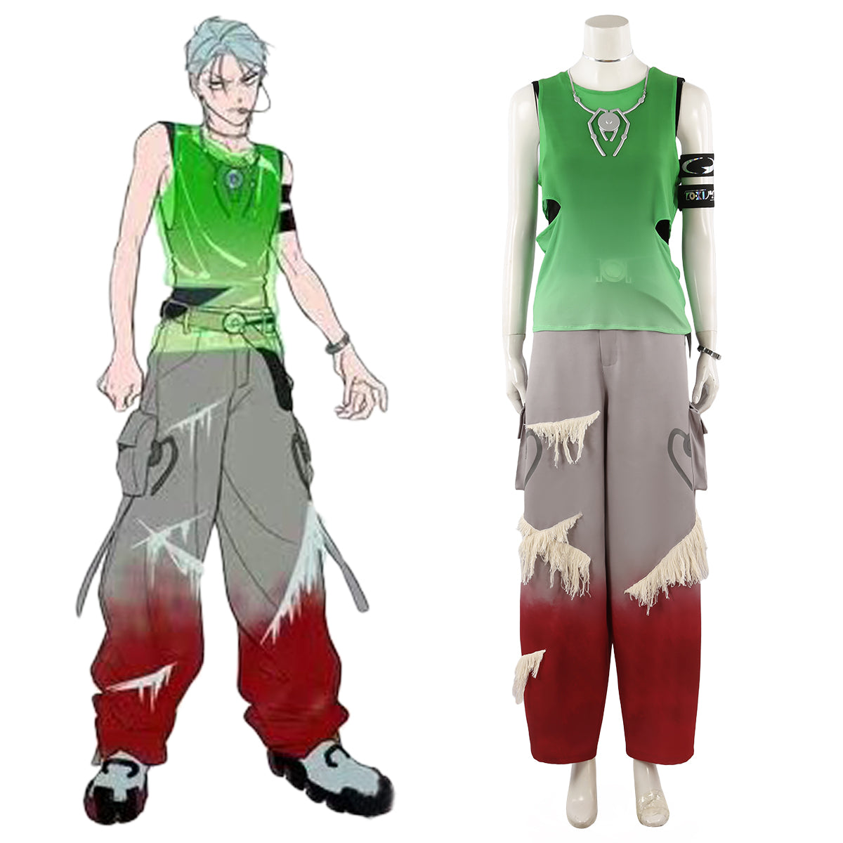 ALIEN STAGE FINAL Till Chiffon Cosplay Costume – Gcosplay