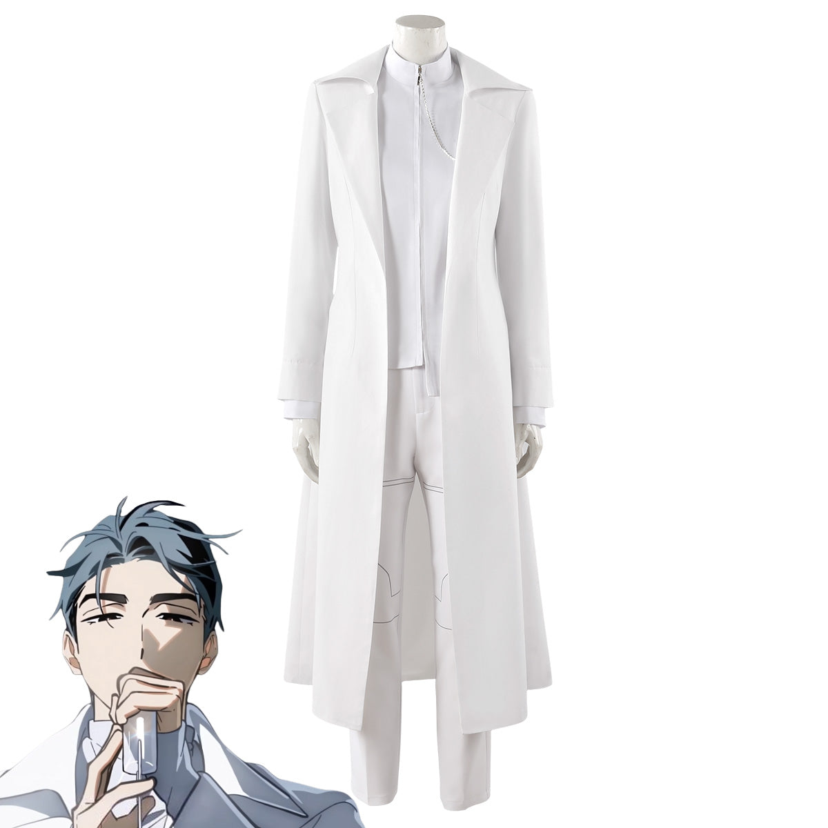Alien Stage Ivan Round 6 White Cosplay Costume – Gcosplay