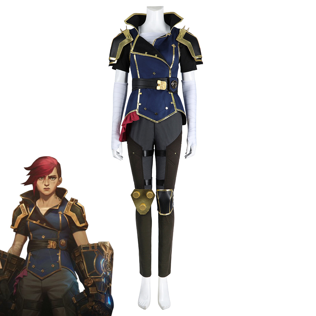 [In stock]Arcane Season 2 League of Legends LOL Vi Cosplay Costume ...