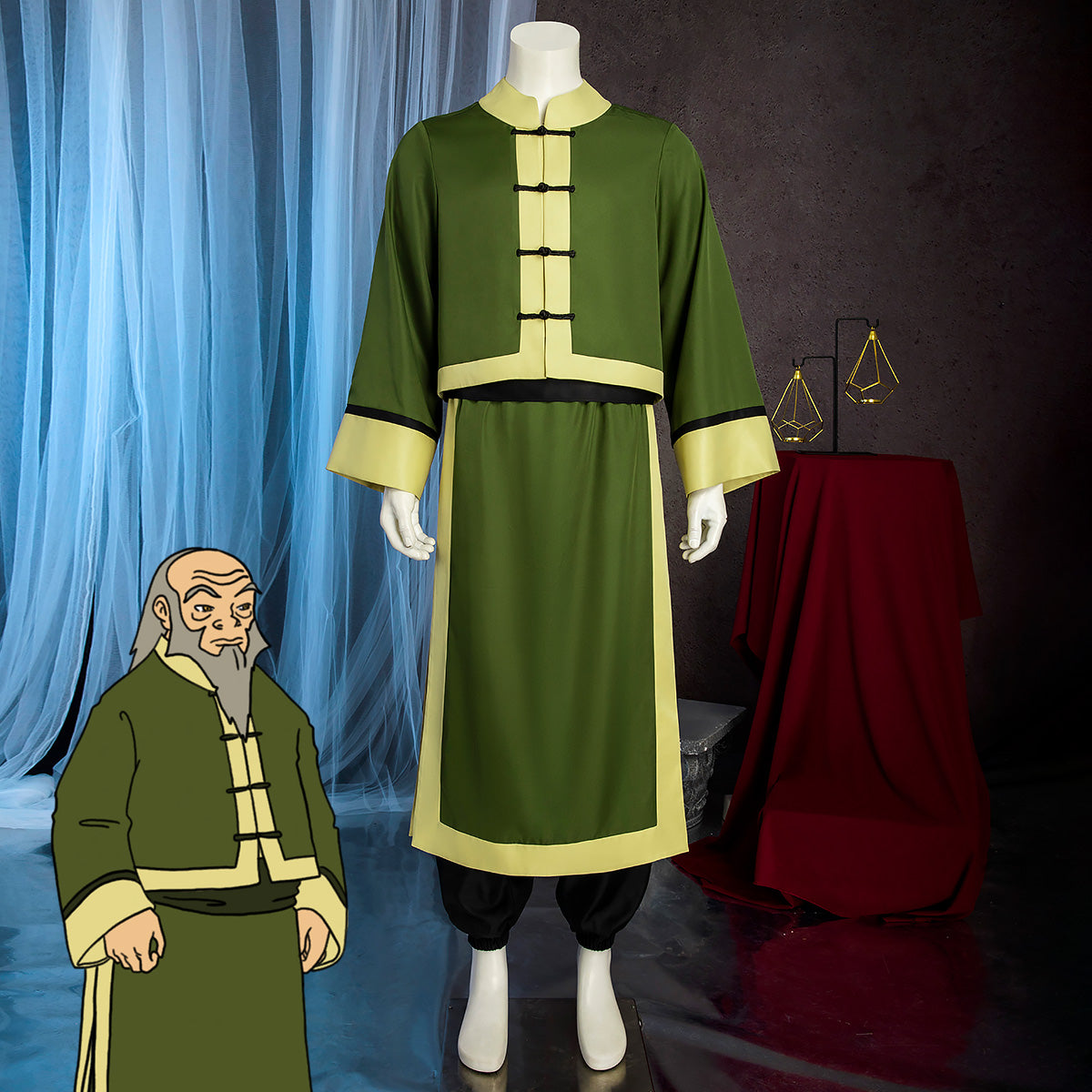 Avatar: The Last Airbender Iroh Cosplay Costume - B Edition – Gcosplay