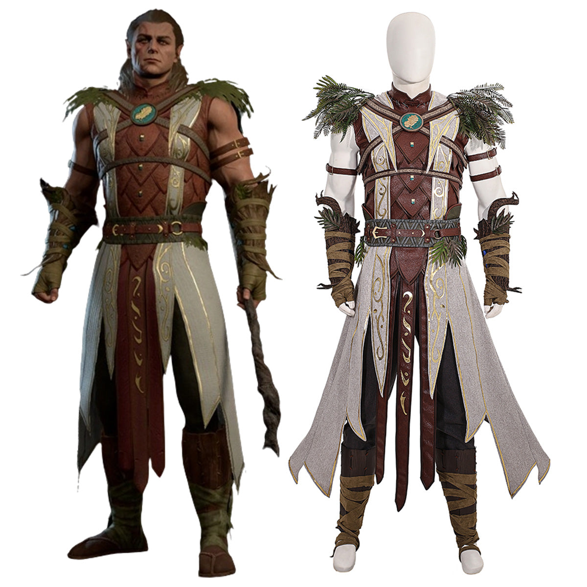 Baldur's Gate III Baldur s Gate 3 BG3 Halsin Cosplay Costume – Gcosplay