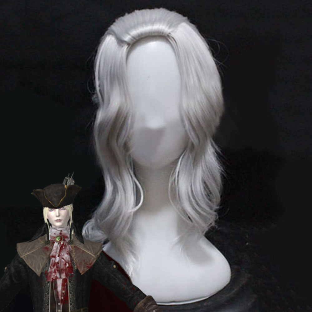 Bloodborne Lady Maria Of The Astral Clocktower Silver Cosplay Wig ...