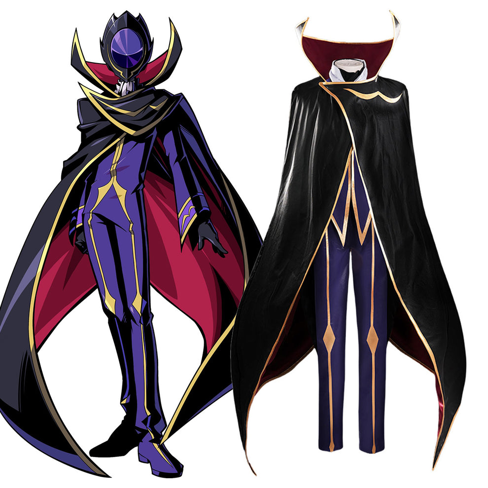 Code Geass Lelouch Lamperouge Zero B Cosplay Costume – Gcosplay