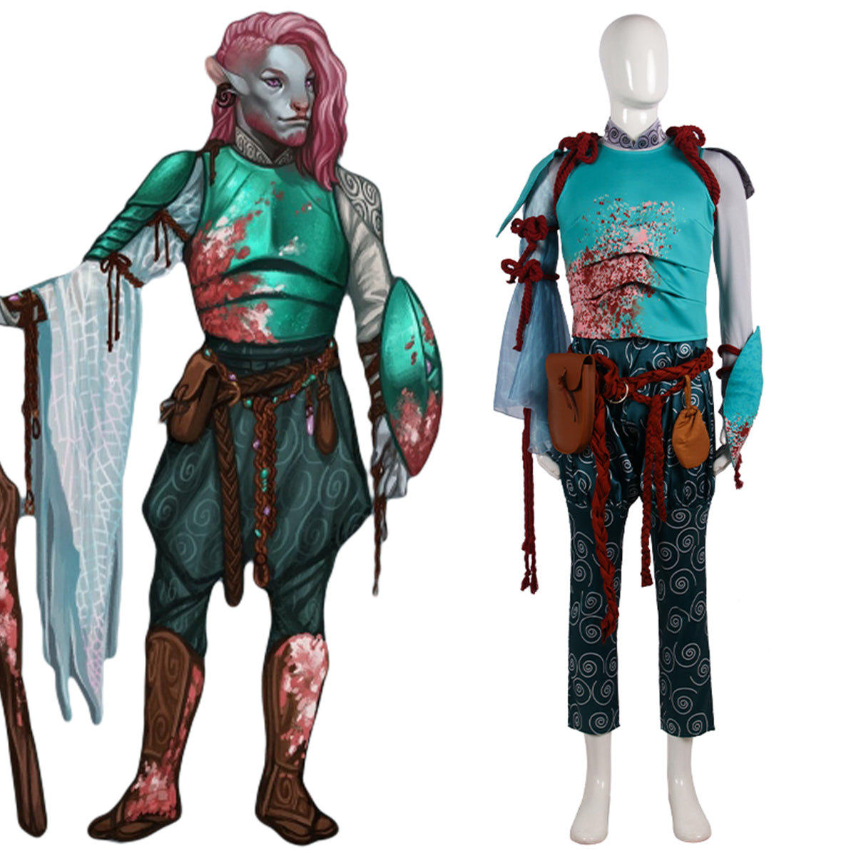 Critical Role Caduceus Clay Cosplay Costume – Gcosplay
